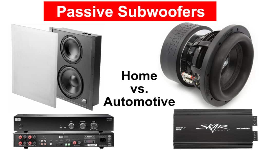 What Is A Passive Subwoofer? [Active vs Passive Explained]